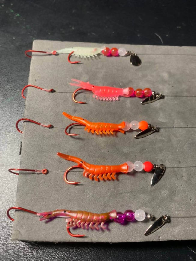 Micro Shrimp COMBO Pack 5 Colors GLOW – Little Captain's Tackle